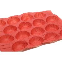 China Wholesale 100% Biodegradable Kraft Paper Pulp Fruit Tray Liner Eco-Friendly Protection Packaging for Food Use for sale