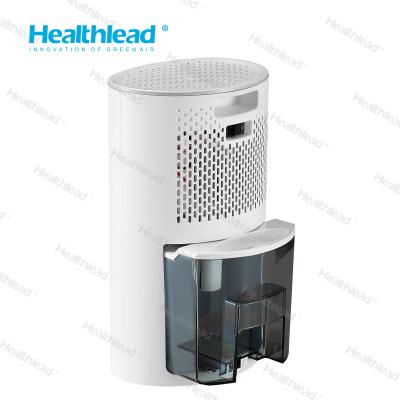 China 1.3L Compact Dehumidifier Ultra Quiet Lightweight DC12Vportable Dehumidifier For Room for sale