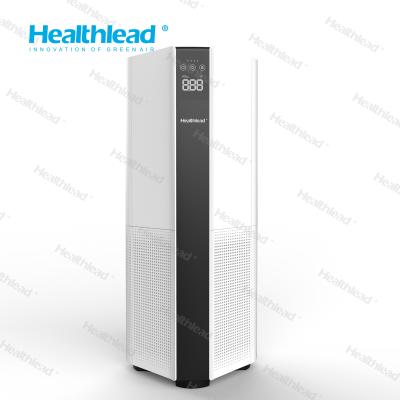 China Large Room Hepa Air Purifier & Activated Carbon Filter To Remove Dust Pet Dander for sale