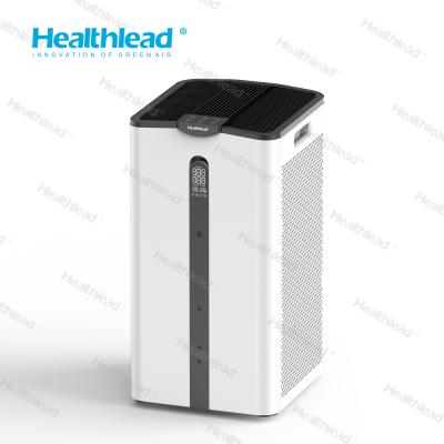 China LED Light Bar Display WIFI Healthlead Air Purifier Multi Sensor To Detect Air Quality EPI820 for sale
