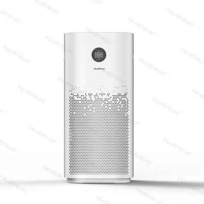 China Tower Design UV Disinfection Air Purifier 65W With HEPA Filter for sale