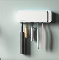 China Healthlead D005 Wall Mounted UV Toothbrush Sanitizer Holder Timing Function for sale