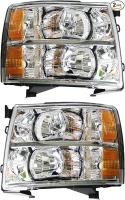 China Headlights Assembly Compatible with 2007-2013 Chevy Silverado 1500,2007-2014 Silverado 2500HD 3500HD for sale