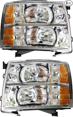 China Headlights Assembly Compatible with 2007-2013 Chevy Silverado 1500,2007-2014 Silverado 2500HD 3500HD for sale