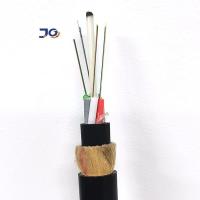 China Overhead Outdoor Single Jacket Multi Cores Singlemode  ADSS Fiber Optic Cable for sale