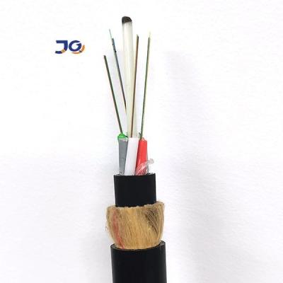 China Overhead Outdoor Single Jacket Multi Cores Singlemode  ADSS Fiber Optic Cable for sale