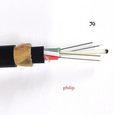 China No Metal ADSS Outdoor Fiber Optic Cable HDPE Sheathed With Aramid Yarn for sale