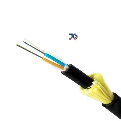 China All Dieletric Self - Supporting ADSS Singlemode Fiber Optic Cable HDPE Sheathed With  Yarn for sale