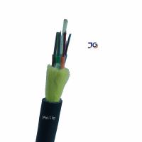 China No Metal All Dieletric Self - Supporting ADSS Singlemode Fiber Optic Cable HDPE Sheathed With Yarn for sale