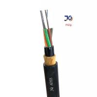 China No Metal Single / Double Jacket Multi Cores ADSS Fiber Optic Cable With Aramid Yarn for sale
