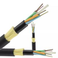 China Aerial Non - Metallic Span 50m 12 24 48 Core ADSS Fiber Optic Cable for sale