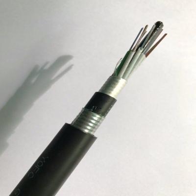 China Underground Directly Buried Armored Cable Fiber Optic Cable GYTA53 for sale