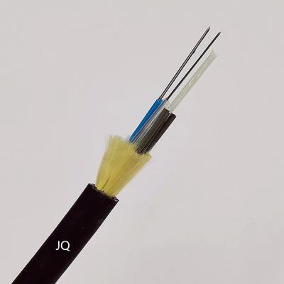 China Self Supporting Aerial No Metal ADSS Fiber Optic Cable 12 /24/48 Cores Span 200m for sale