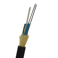 China Aramid Yarn Strength Single Mode Span 100m 12/24 Cores ADSS Optical Fiber Cable for sale