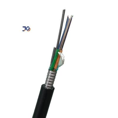 China Single Mode 12/24 /48 Core Overhead Armored GYTS GYTA Outdoor Optical Cable for sale