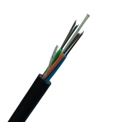 China Non Metal Outdoor 24 Core Single Mode G652D Fiber Optic Cable for sale