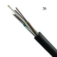 China Outdoor Single Model Aerial GYFTY G625d 24 48 Core Fiber Optical Cable With FRP Strength for sale