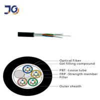 China Outdoor 144 Core Fiber Optic Cable GYFTY GYTY Multi Mode Loose Tube Telecom Cable for sale