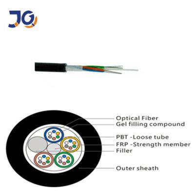 China Outdoor 144 Core Fiber Optic Cable GYFTY GYTY Multi Mode Loose Tube Telecom Cable for sale