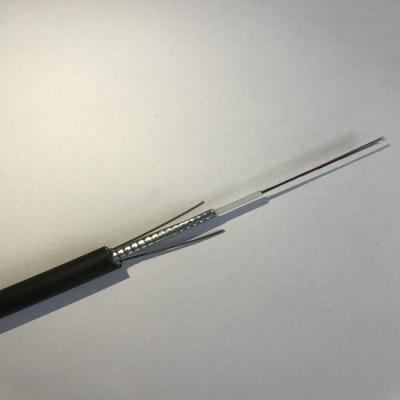 China GYXTW Armoured 2 4 6 8 10 12 24 Core Aerial Fiber Optic Cable 1km for sale