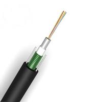 China GYXTW Aerial Fiber Optic Cable Armoured 2 4 6 8 10 12 24 Core  1km for sale