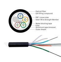 China Fibre Optic Cable Outdoor Armoured 2-288 Cores Duct Optical Fibre Cable for sale