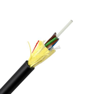 China JQ 9.8mm Fiber Optic ADSS Cable For 100M/200M/300M/400M Span for sale