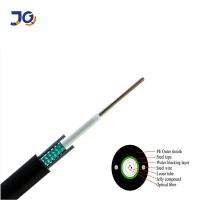 China GYXTW Armoured Uni Tube SM MM 6 Core Fiber Optic Cable for sale