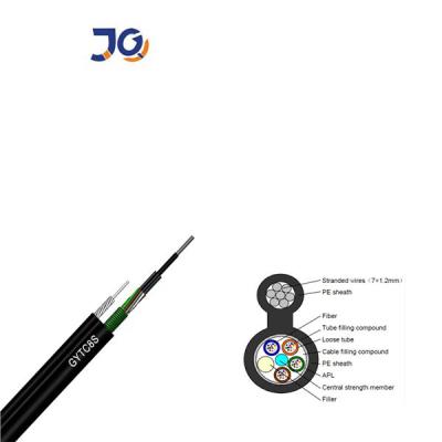 China Self Supporting GYTC8S Fiber Optic Cable 24 Core Fig 8 Fiber Optical Cable for sale