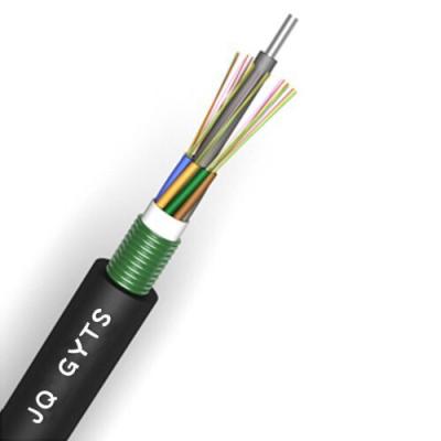 China Fiber Optic G652D 24 Core GYTS Optical Fiber Cable for sale