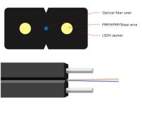 China Indoor FTTH Fiber Optic Drop Cable Factory Price Fiber to the Home Cable for Telecom Network for sale