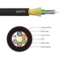 China GYFTY Fiber Optic Cable Self Supporting 12 48 Core Direct Buried Duct Underground Outdoor Cable for sale