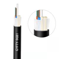 China Outdoor Overhead Optical Fiber Figure 8 Apl Armored Cable Gyfty for sale