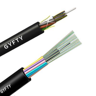 China GYFTY Fiber Optic Cable Outdoor FRP Anti-Rodent Optical Cable Single Mode  24F G652D for sale
