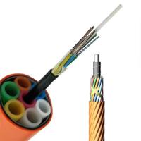 China 48 96 Core GCYFY Air Blown Microduct Stranded Loose Tube Fiber Optic Cable for sale