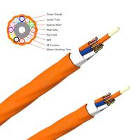 China Stranded Air Blown Micro Duct Fiber Cable 96 Core GCYFY G652D High Density Network Cable for sale