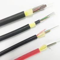 China Strong Tensile Outdoor Overhead Aerial 4 12 18 24 36 48 60 72 96 144 Core Network Adss Fiber Optic Cable for sale
