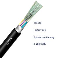 China Outdoor G652D GYTZA Single Mode 4c 12c 36c 72c 96c Flame Retardant Optical Fiber Cable for sale