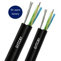 China Outdoor Aerial GYTC8Y G652D Single Mode Figure 8 Self - Supported 4 6 8 10 12 24 48 96 144 Core Optic Fibre Cable for sale