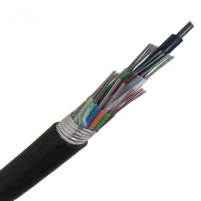 China GYTS 24 Core Duct Fiber Optic Cable Outdoor Stranded Loose Tube Armored Single Mode for sale