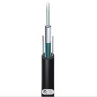 China GYXTW Armored Fiber Optic Cable Single Mode G652D Two Steel Wire Strength for sale