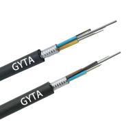 China 12 24 36 48 core GYTA Outdoor Armored G652D Fiber Optic Cable for sale