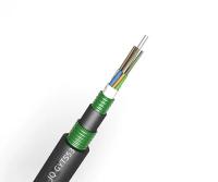 China 24 36 48 96 Core Underground Direct Burial Optical Fiber Cable GYTS53 for sale