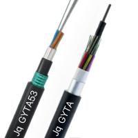 China GYTA53 48 96 Core Double Aluminum Armored Fiber Optic Cable Outdoor Direct Burial Single Mode for sale
