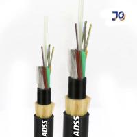 China Outdoor Communication Cable Double Sheath ADSS Fiber Optical Cable for aerial for sale