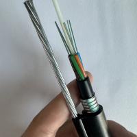 China G652D single mode Outdoor Optical Fiber Figure 8 Armored Cable GYFTC8A Stranded Steel Wire Strengthen for sale