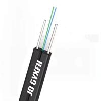 China FTTH Indoor Drop Fiber Optic Cable 1 2 4 Core G652D LSZH GJXFH Bend Insensitive Fiber Optical Cable for sale