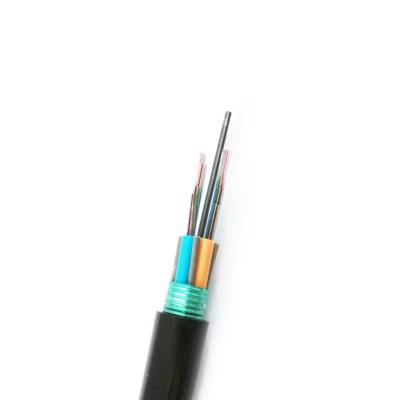 China Fiber optic ribbon cable GYDTS Loose Tube with corrugated steel tape for sale