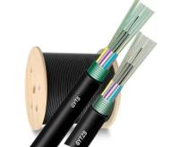 China Outdoor Armored Fiber Optic Cable GYTZS Flame Resistance Jacket LSZH Outer Sheath Cable for sale