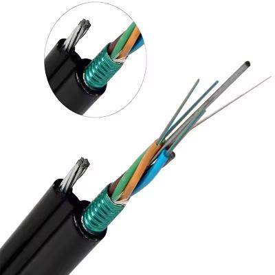 China 24 Cores Figure 8 GYTC8A GYTC8S Self- supporting Aerial Armored Fiber Optic Cable for sale